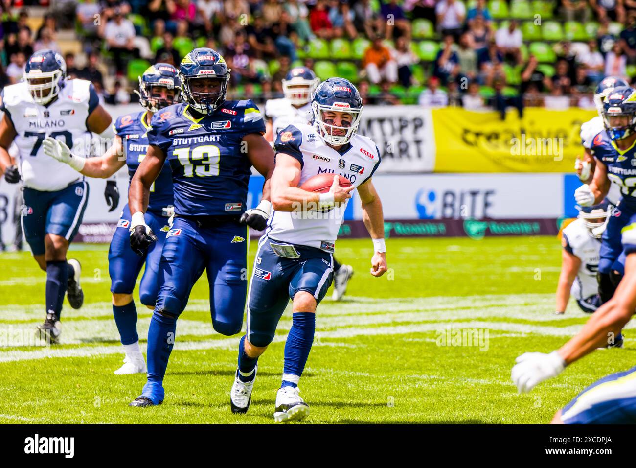 European League of Football, ELF/ Game: Milano Seamen at Stuttgart ...