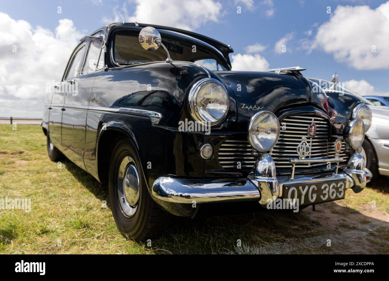 Ford Zephyr Zodiac. Classic Cars On Lytham Green 2024 Stock Photo - Alamy