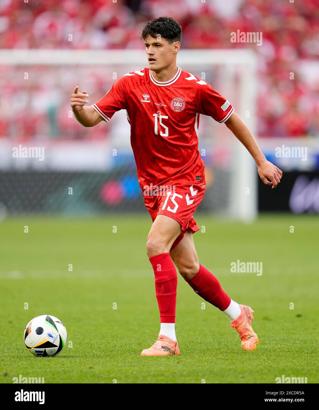 Denmark's Christian Norgaard during the UEFA Euro 2024 Group C match at ...