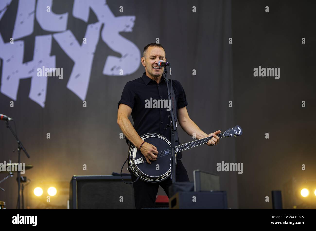 American celtic punk band, Dropkick Murphys, performing at the Rock Im ...