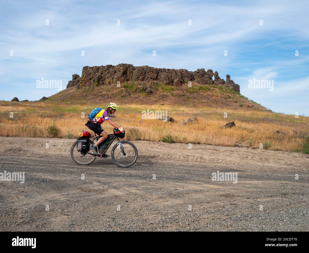 Cycling through fishing area hi-res stock photography and images - Alamy