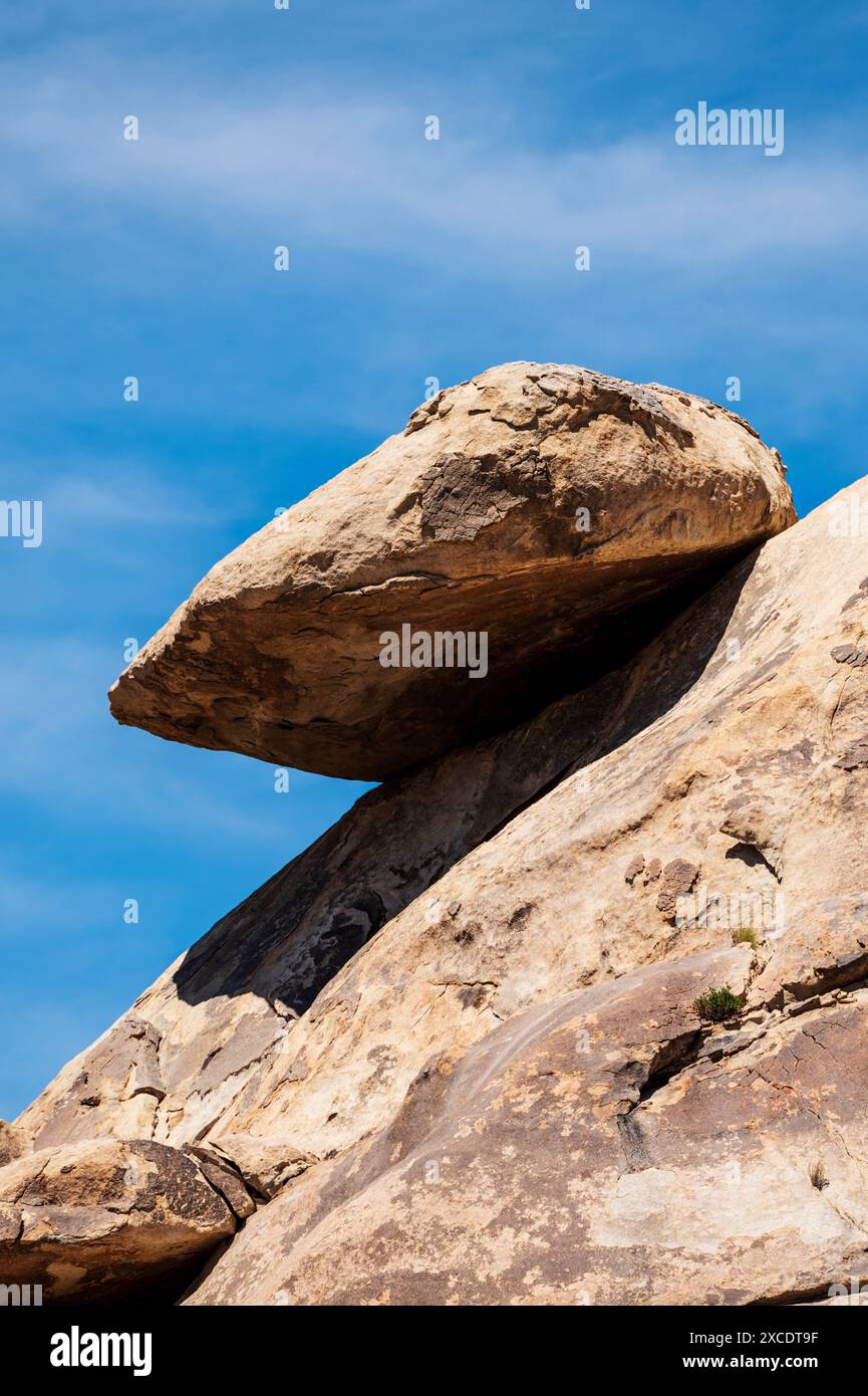 Cap Rock; Joshua Tree National Park; southern California; USA Stock ...