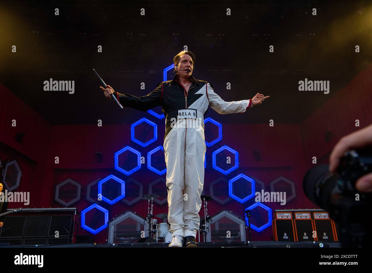 German punk rock band, Die Ärzte, performing at the Rock Im Park ...
