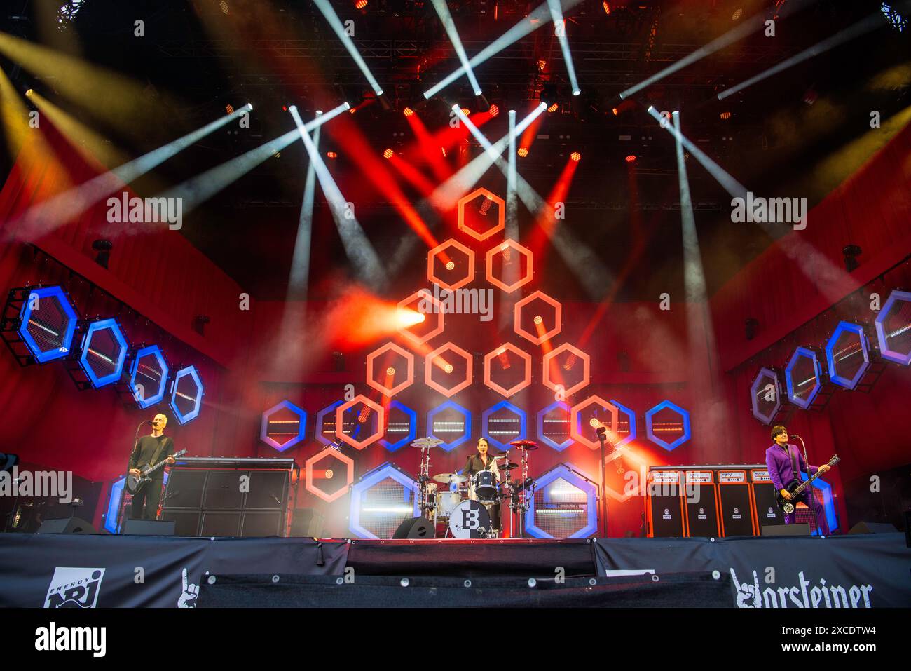 German punk rock band, Die Ärzte, performing at the Rock Im Park ...