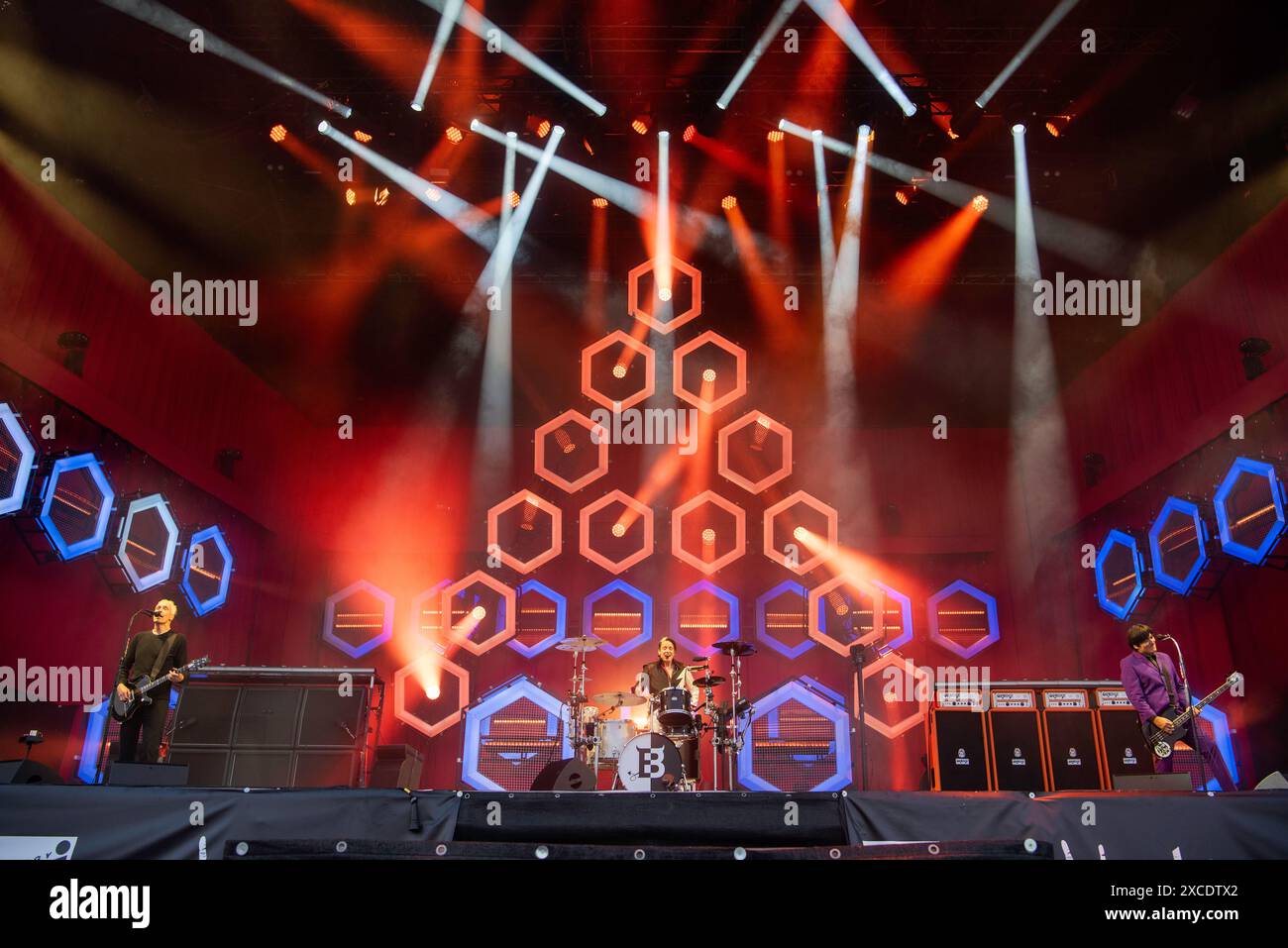 German punk rock band, Die Ärzte, performing at the Rock Im Park ...