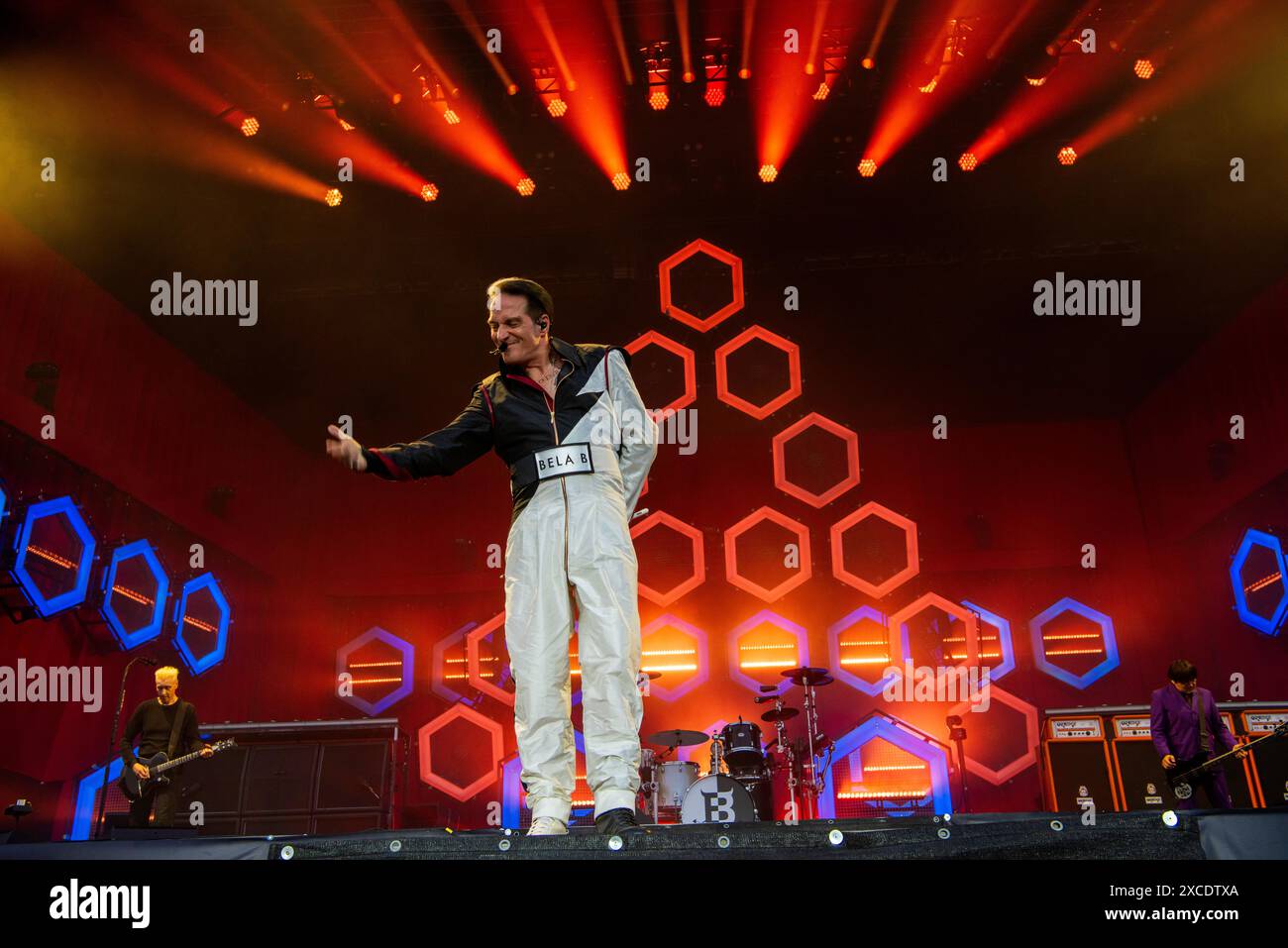 German punk rock band, Die Ärzte, performing at the Rock Im Park ...