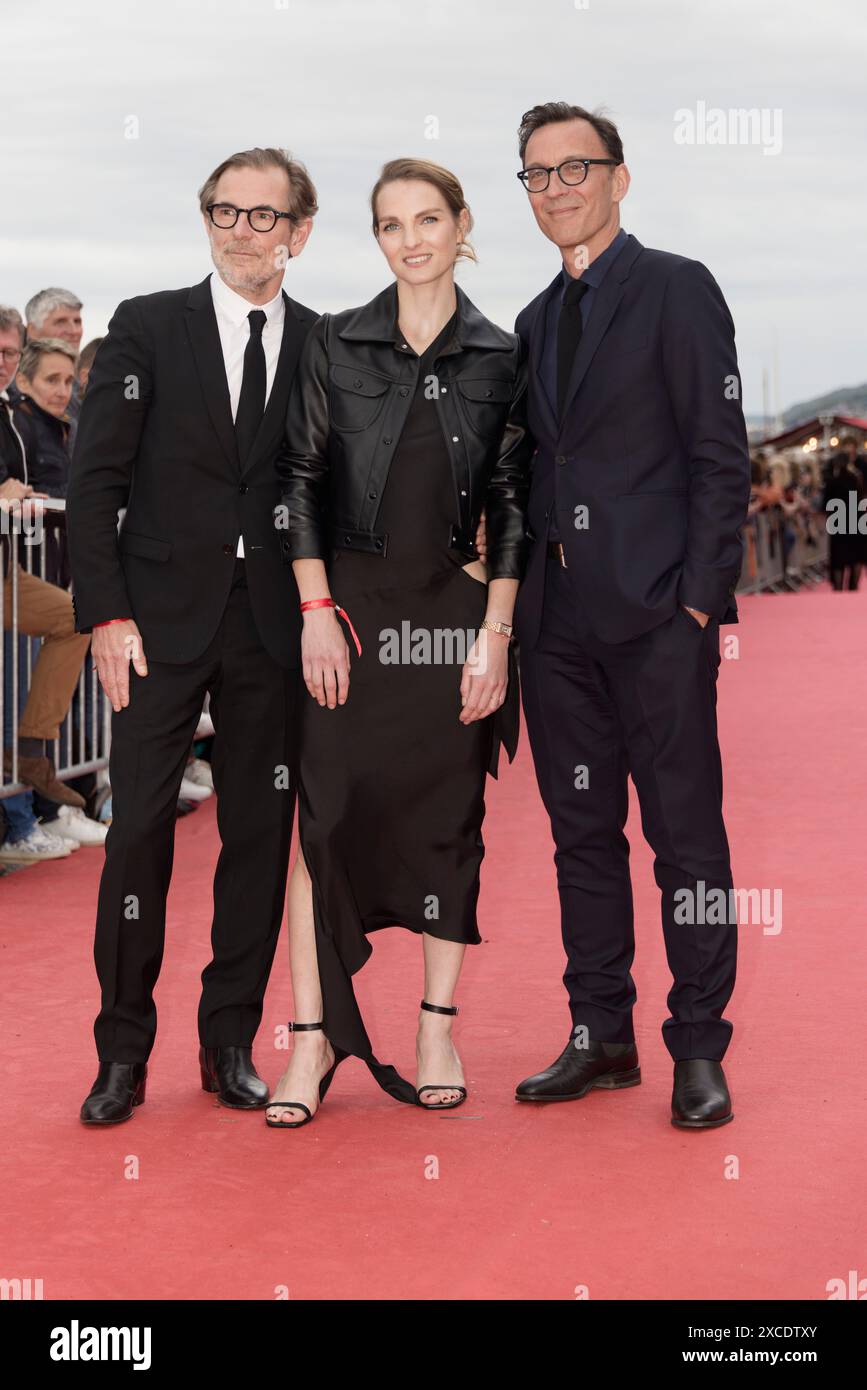 Cabourg, France. 15th June, 2024. Matthieu Delaporte, Adele Simphal and ...