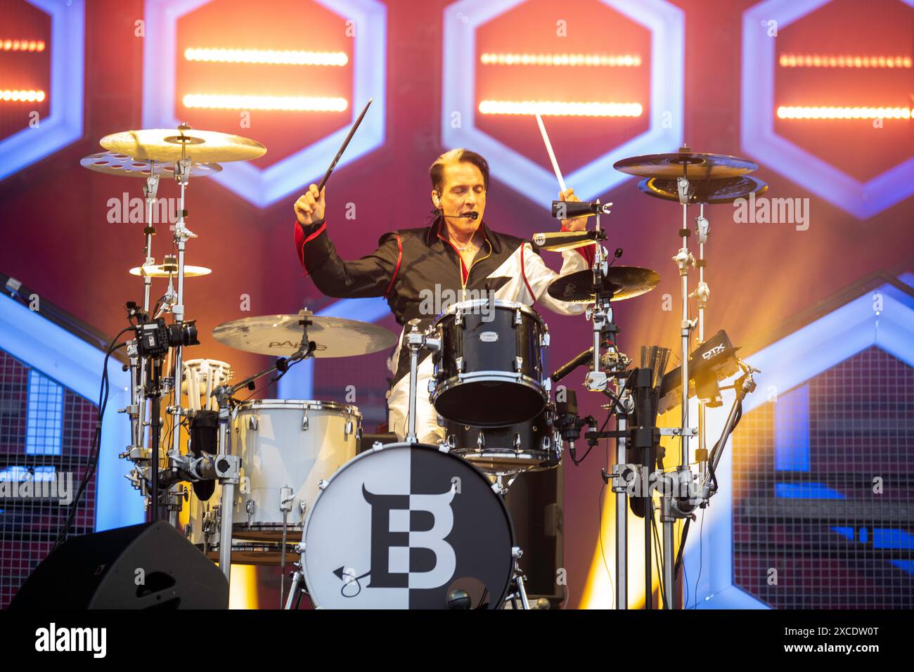 German punk rock band, Die Ärzte, performing at the Rock Im Park ...
