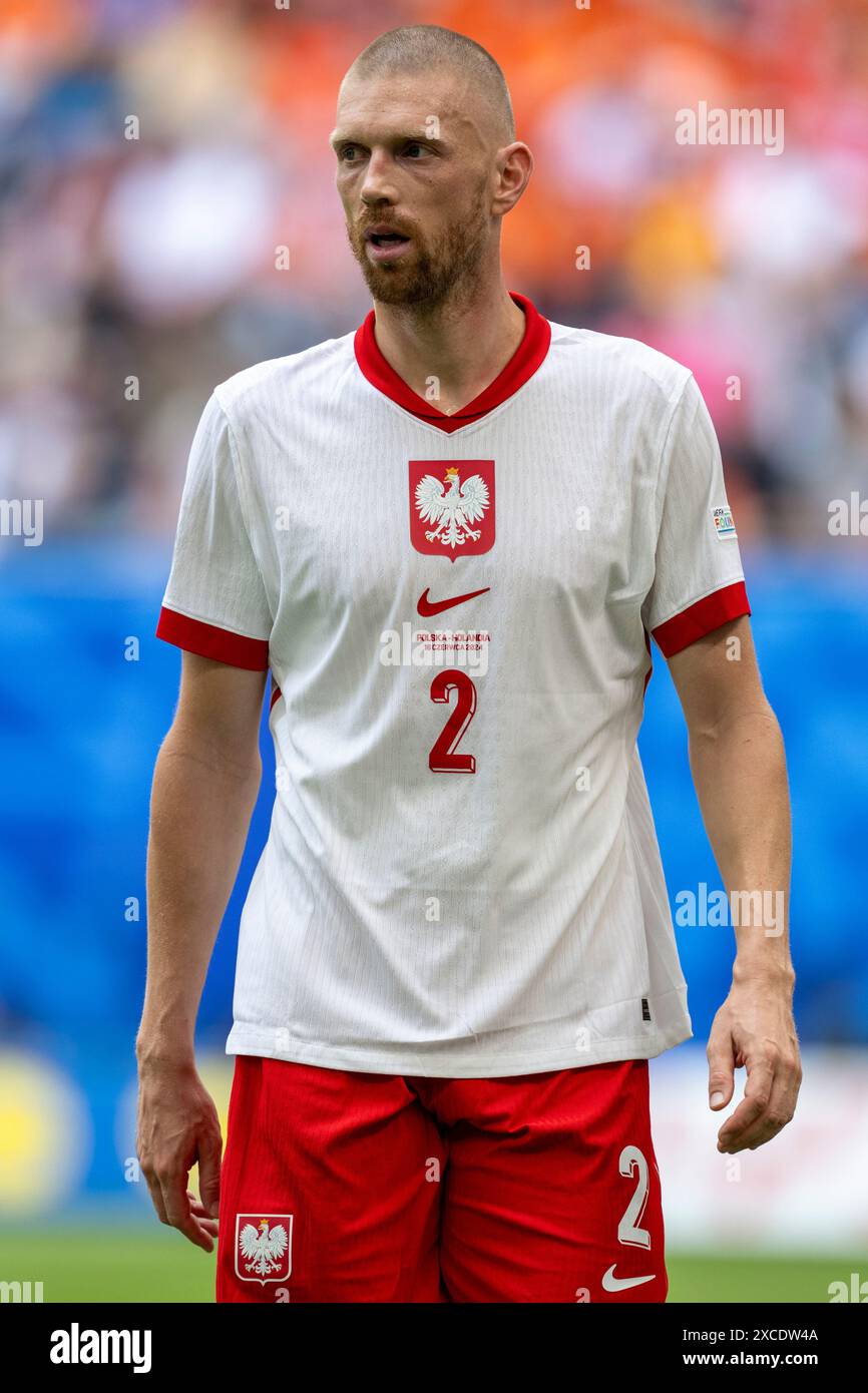 Hamburg, Germany. 16th June, 2024. Bartosz Salamon of Poland during the 2024 UEFA EURO Group D ...
