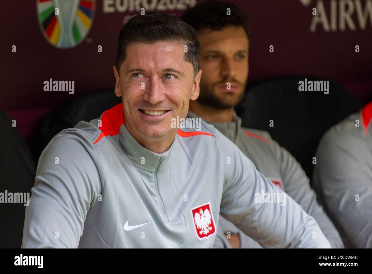 Robert Lewandowski of Poland during the 2024 UEFA EURO Group D match ...