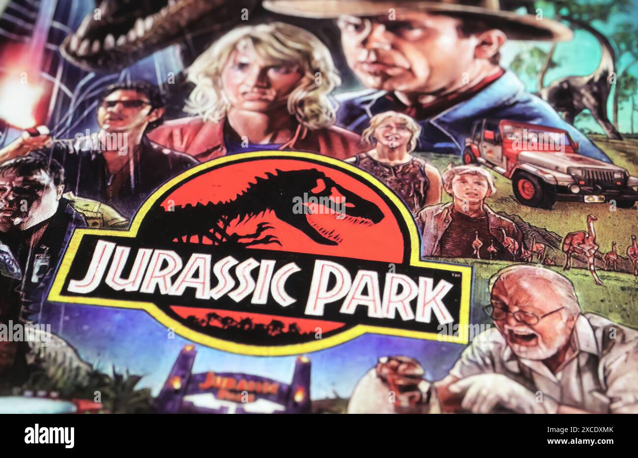 Jurassic park poster film hi-res stock photography and images - Alamy
