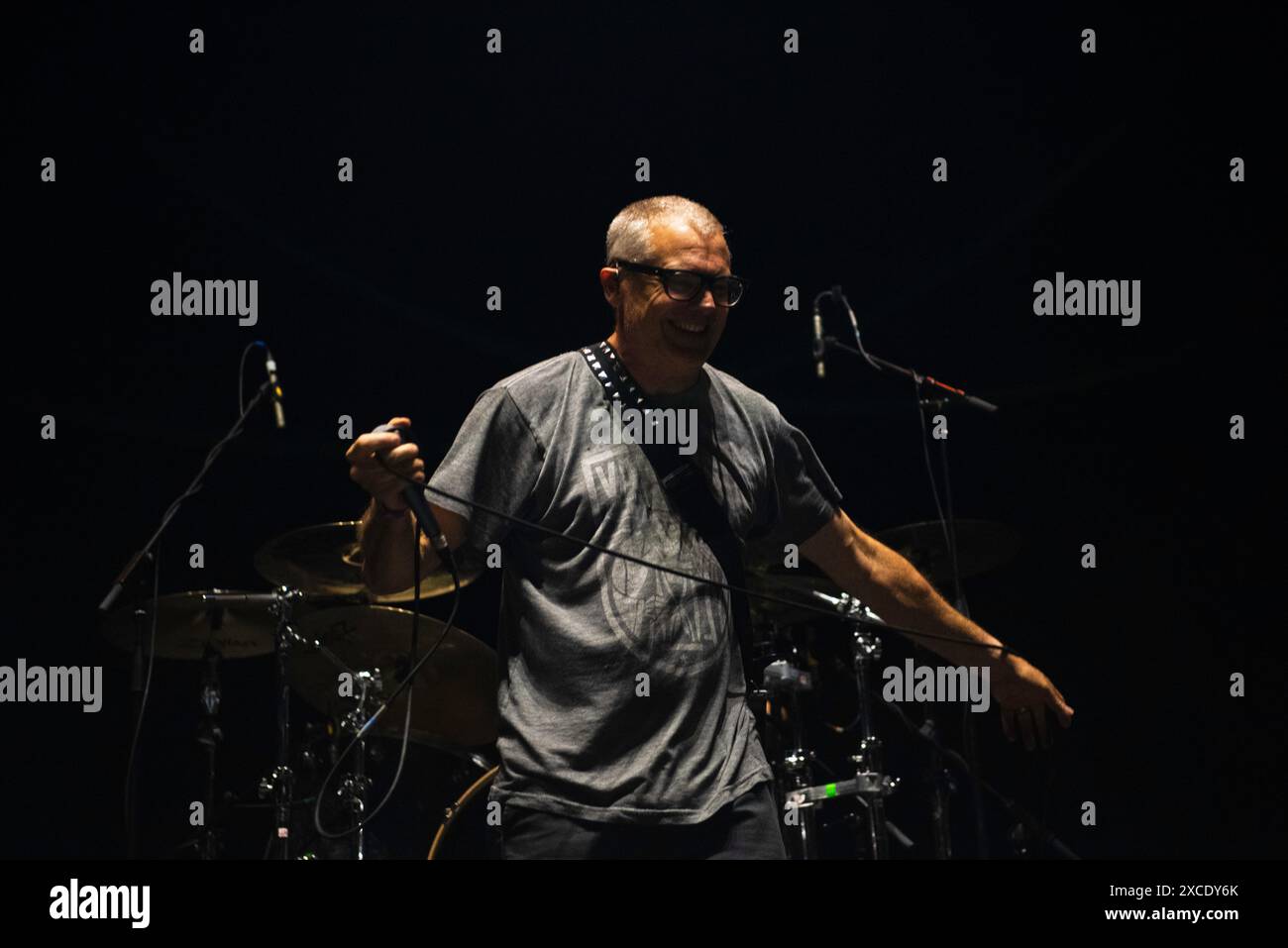 American punk rock band, Descendents, performing at the Rock Im Park ...