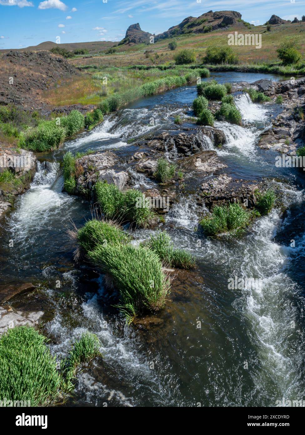 Breeden Falls on Rock Creek Stock Photo - Alamy