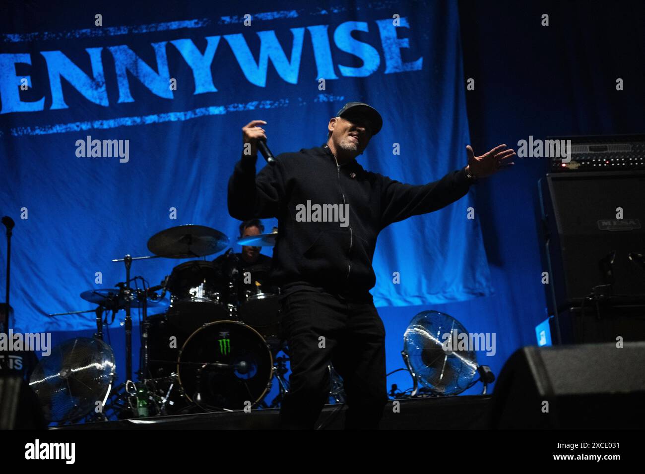 American punk band, Pennywise, performing at the Rock Im Park Festival ...