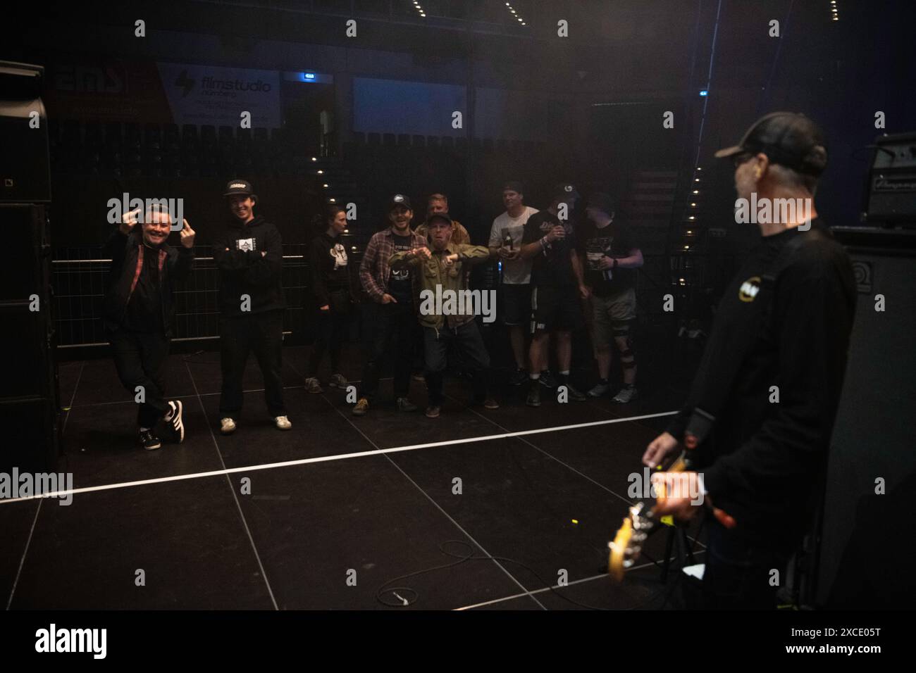 American punk band, Pennywise, performing at the Rock Im Park Festival ...