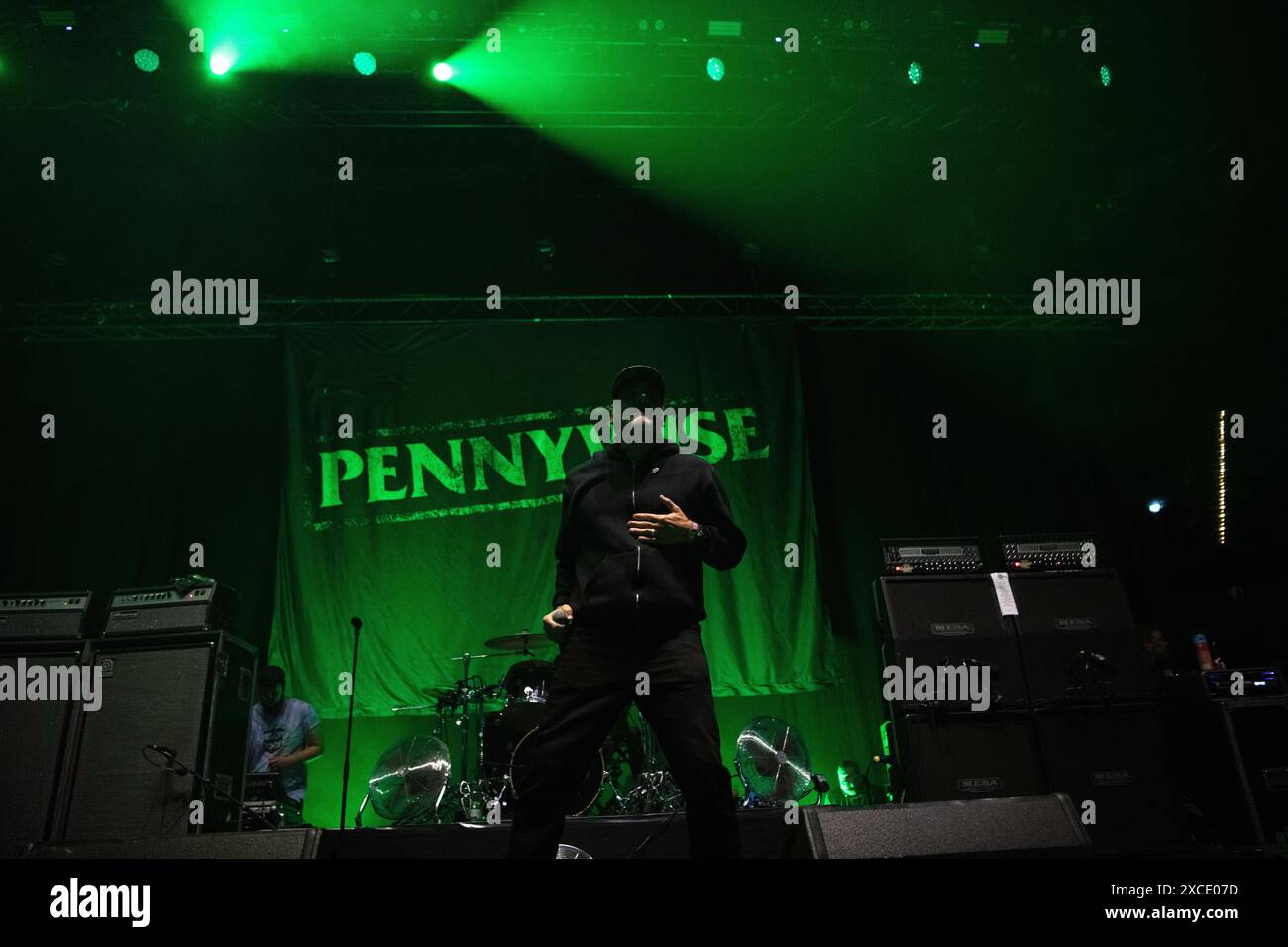American punk band, Pennywise, performing at the Rock Im Park Festival ...