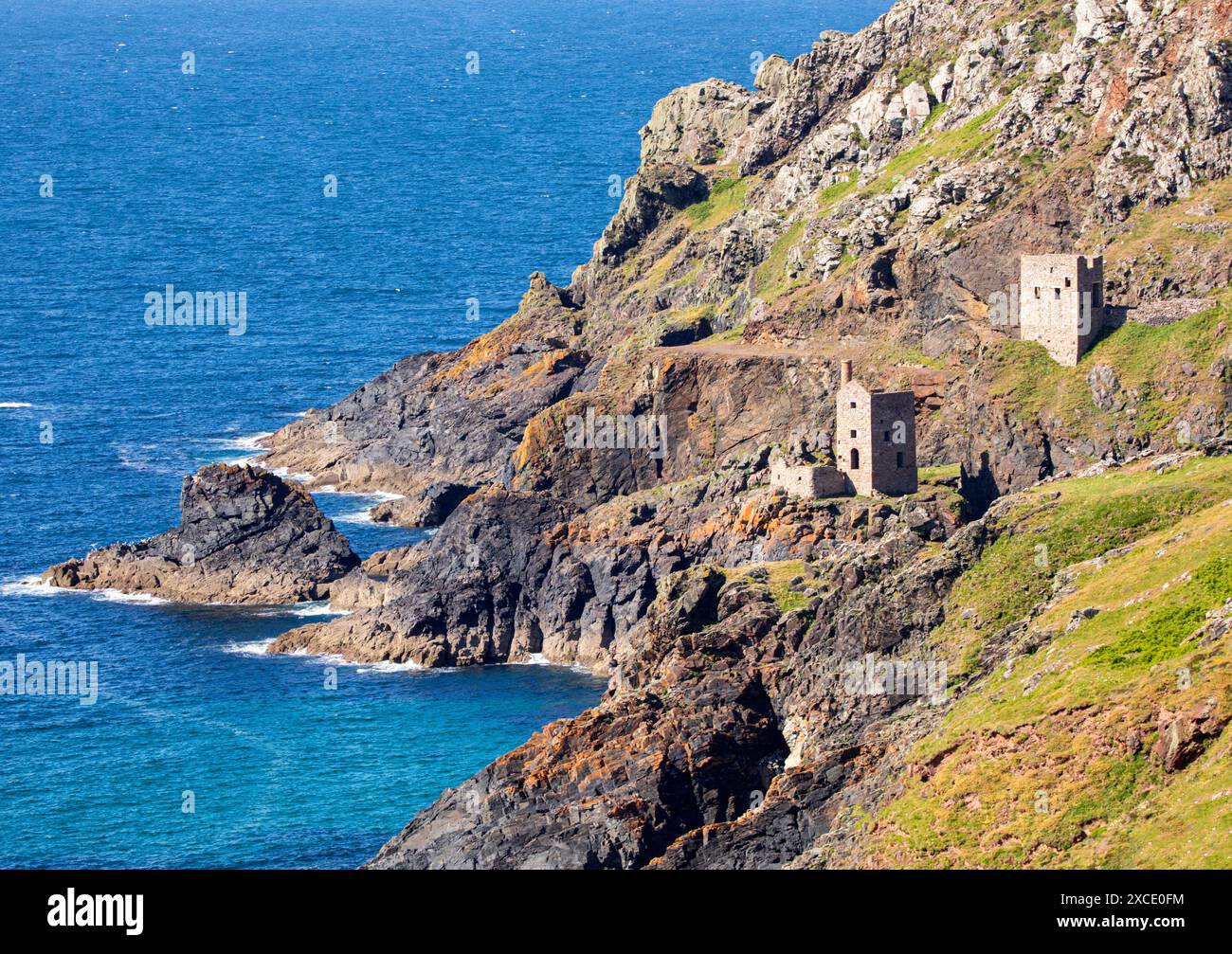 Crown Engine House Botallack Stock Photo - Alamy