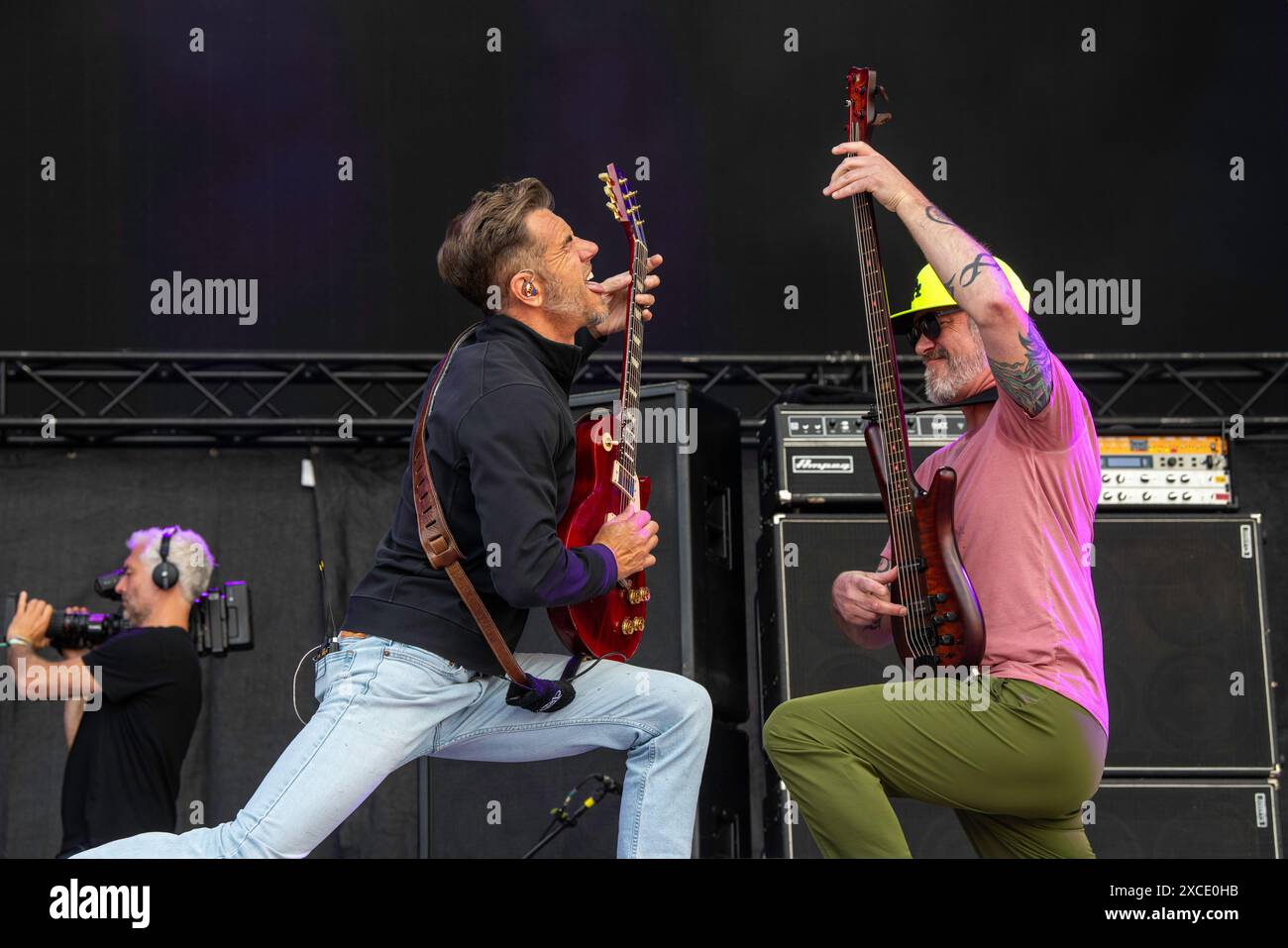 American alternative rock band, 311, performing at the Rock Im Park ...