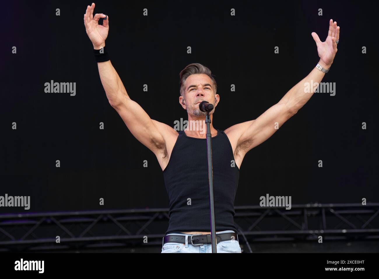 American alternative rock band, 311, performing at the Rock Im Park ...