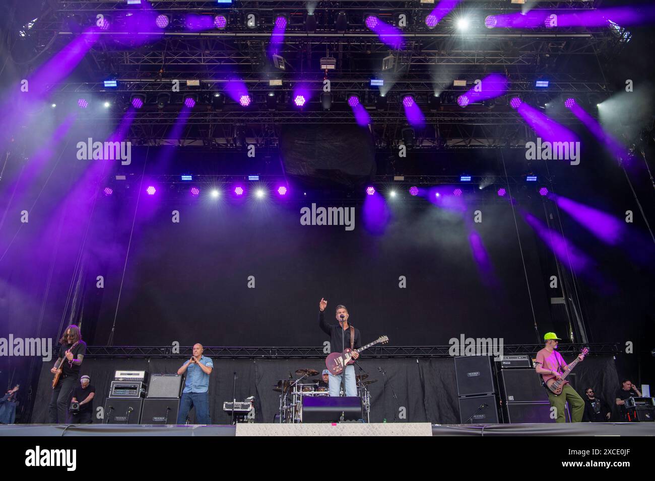 American alternative rock band, 311, performing at the Rock Im Park ...