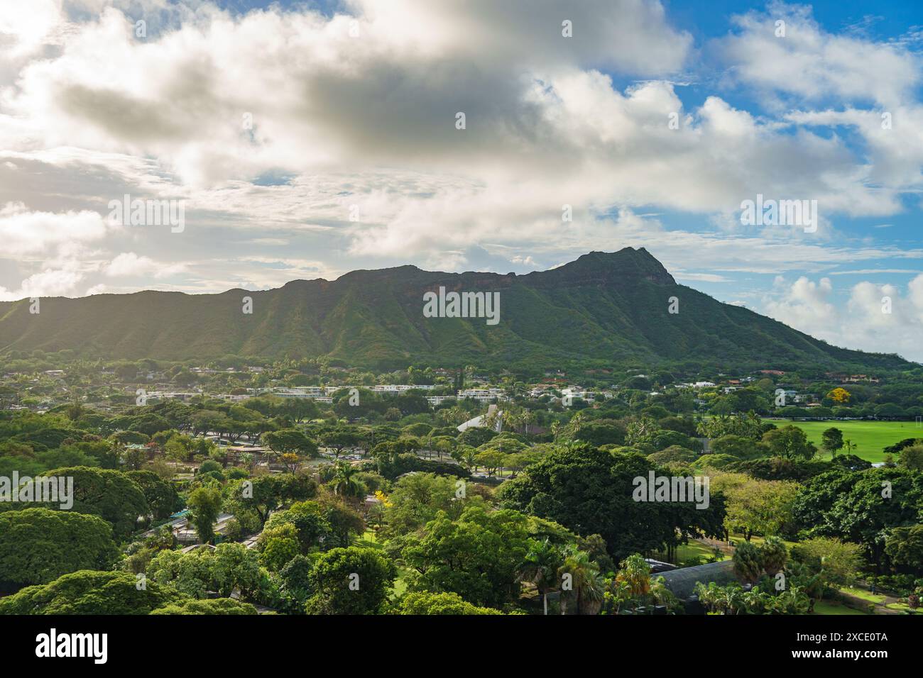 Aerial view lake trees under cloudy sky hi-res stock photography and ...