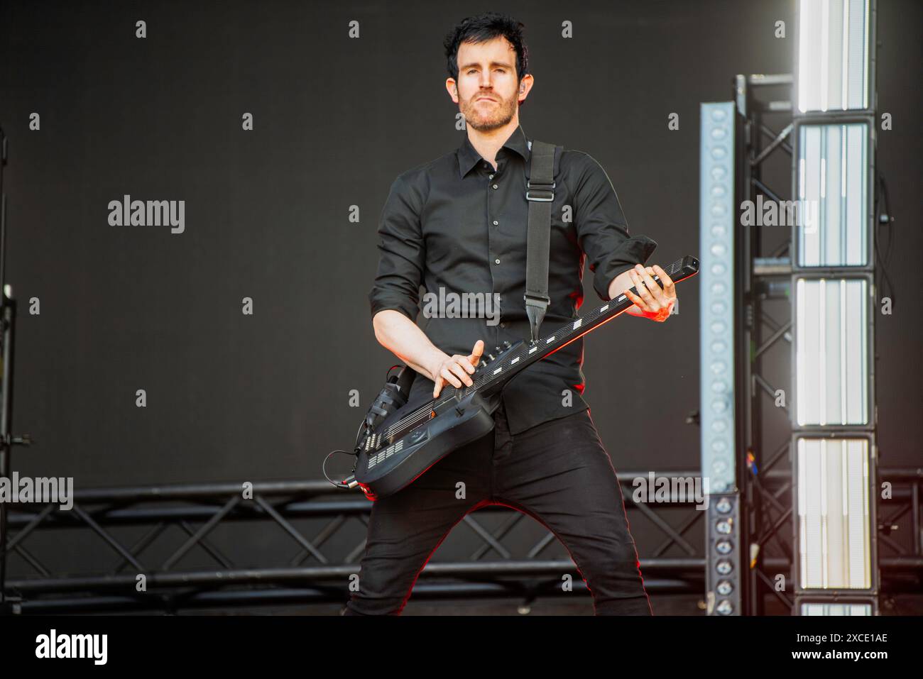 Australian electronic rock band, Pendulum, performing at the Rock Im ...