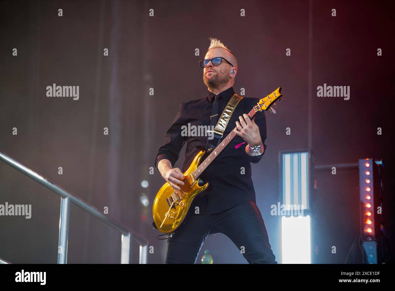 Australian electronic rock band, Pendulum, performing at the Rock Im ...