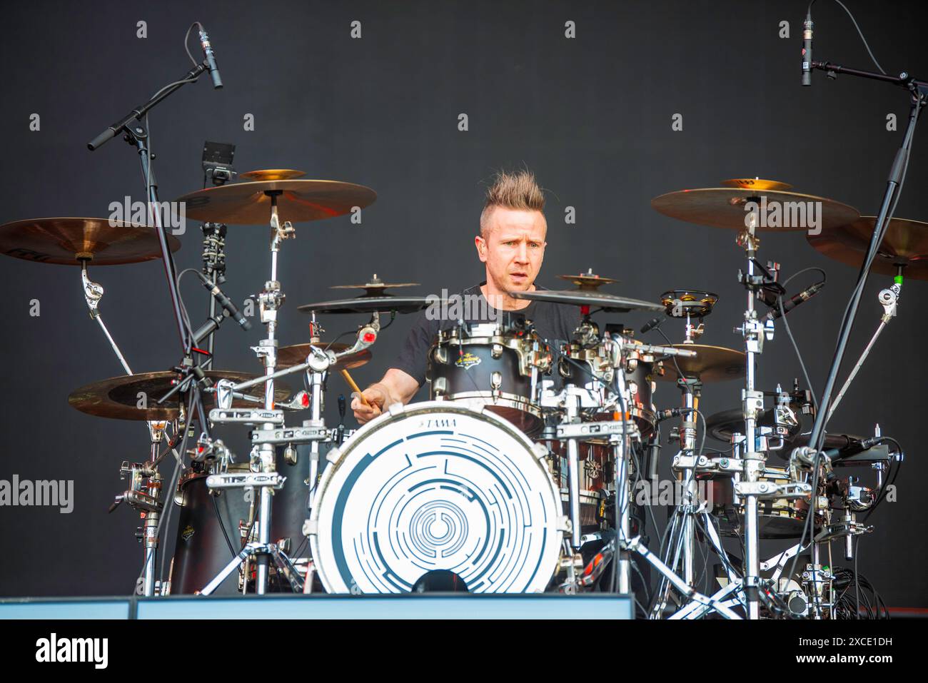 Australian electronic rock band, Pendulum, performing at the Rock Im ...