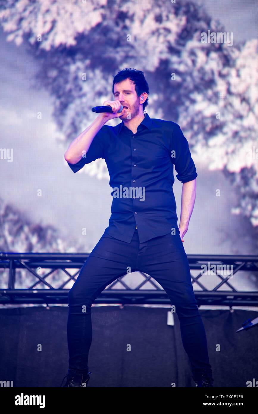 Australian electronic rock band, Pendulum, performing at the Rock Im ...