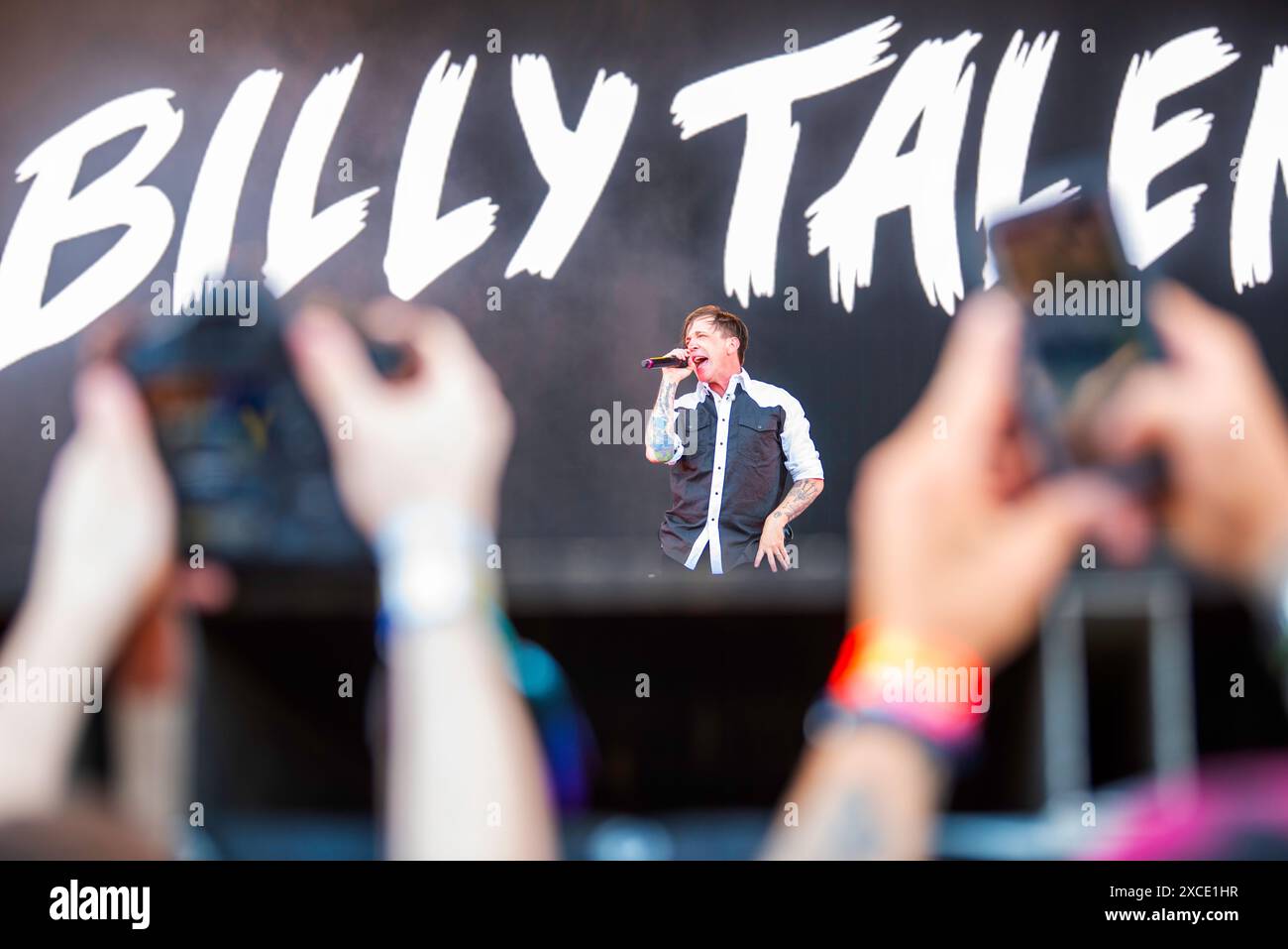 Canadian punk rock band, Billy Talent, performing at the Rock Im Park ...