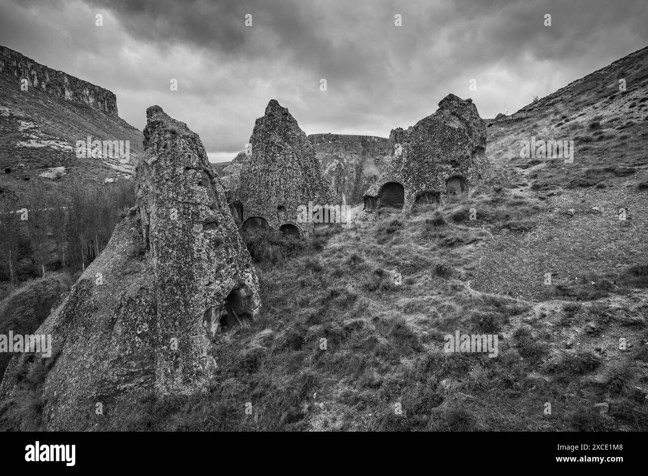 Ruins of Cavusin castle near Avanos Stock Photo - Alamy