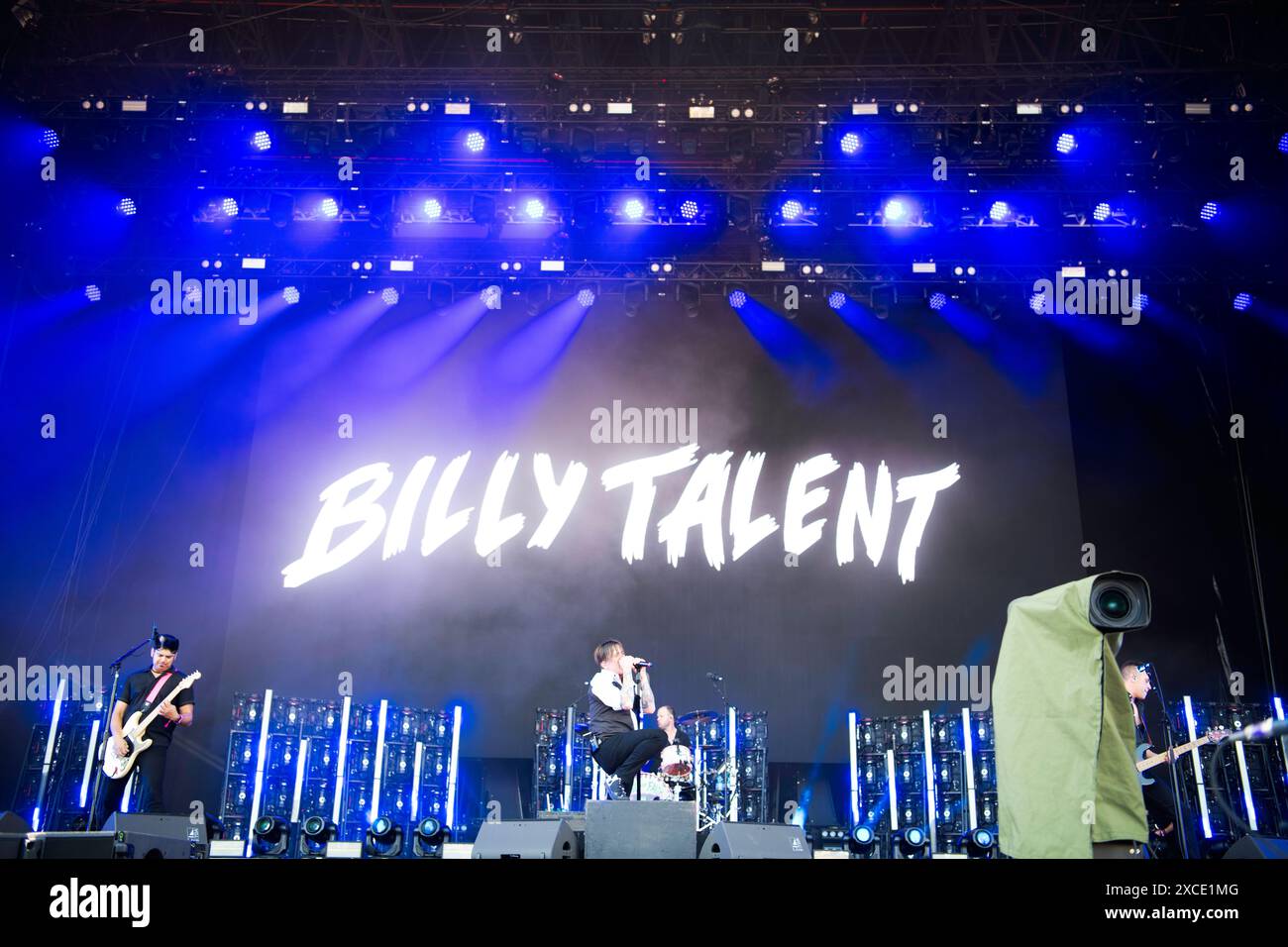 Canadian punk rock band, Billy Talent, performing at the Rock Im Park ...