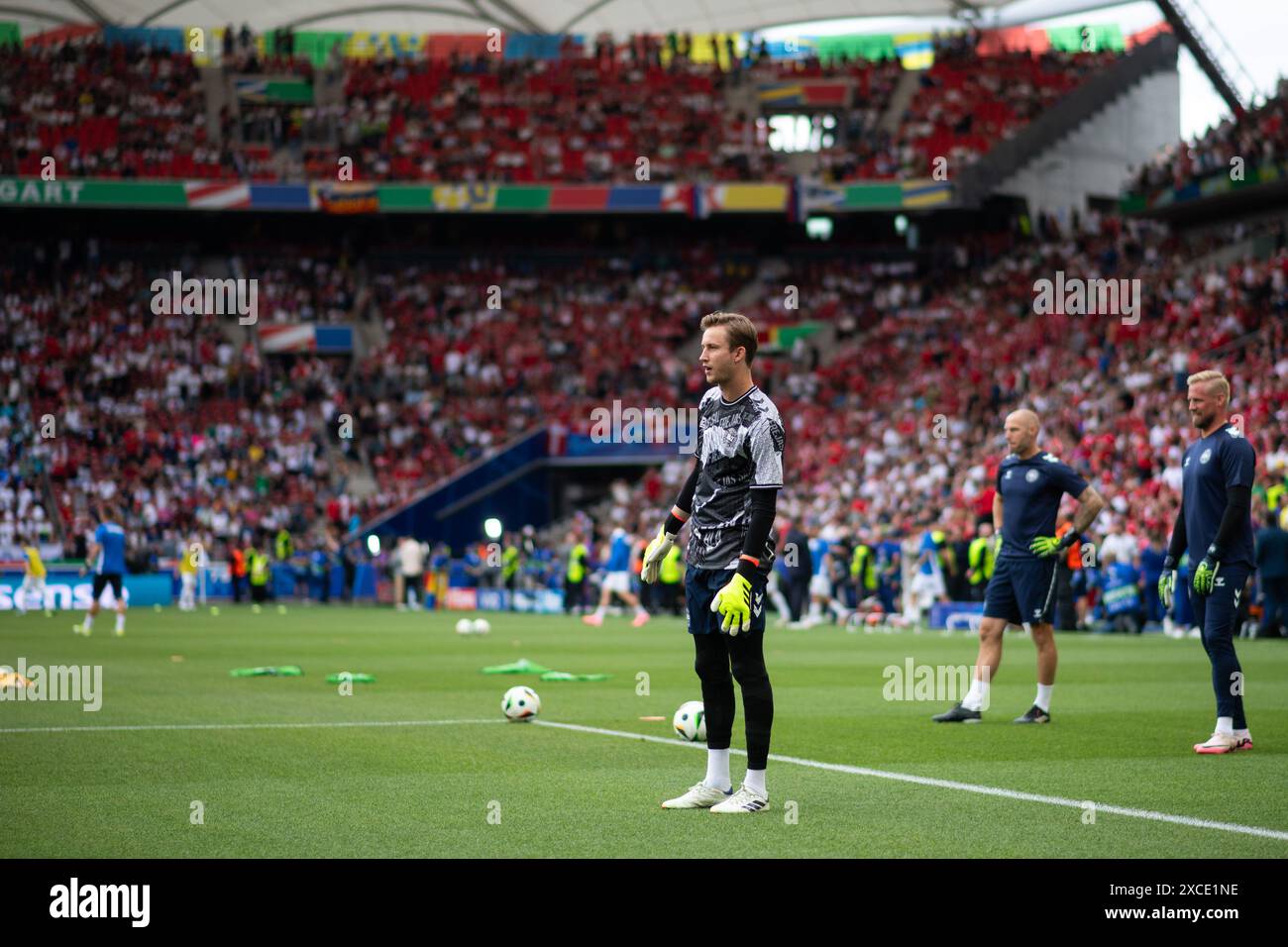 Frederik Ronnow (Daenemark, #22), GER, Slovenia (SVN) vs Denmark (DEN ...