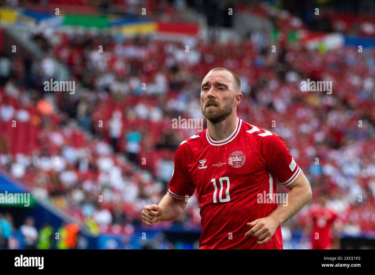 Christian Eriksen (Daenemark, #10), GER, Slovenia (SVN) vs Denmark (DEN ...