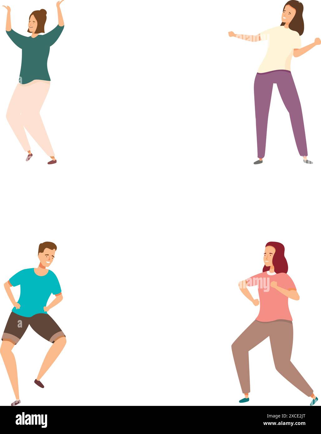 Group of individuals in various poses hi-res stock photography and ...