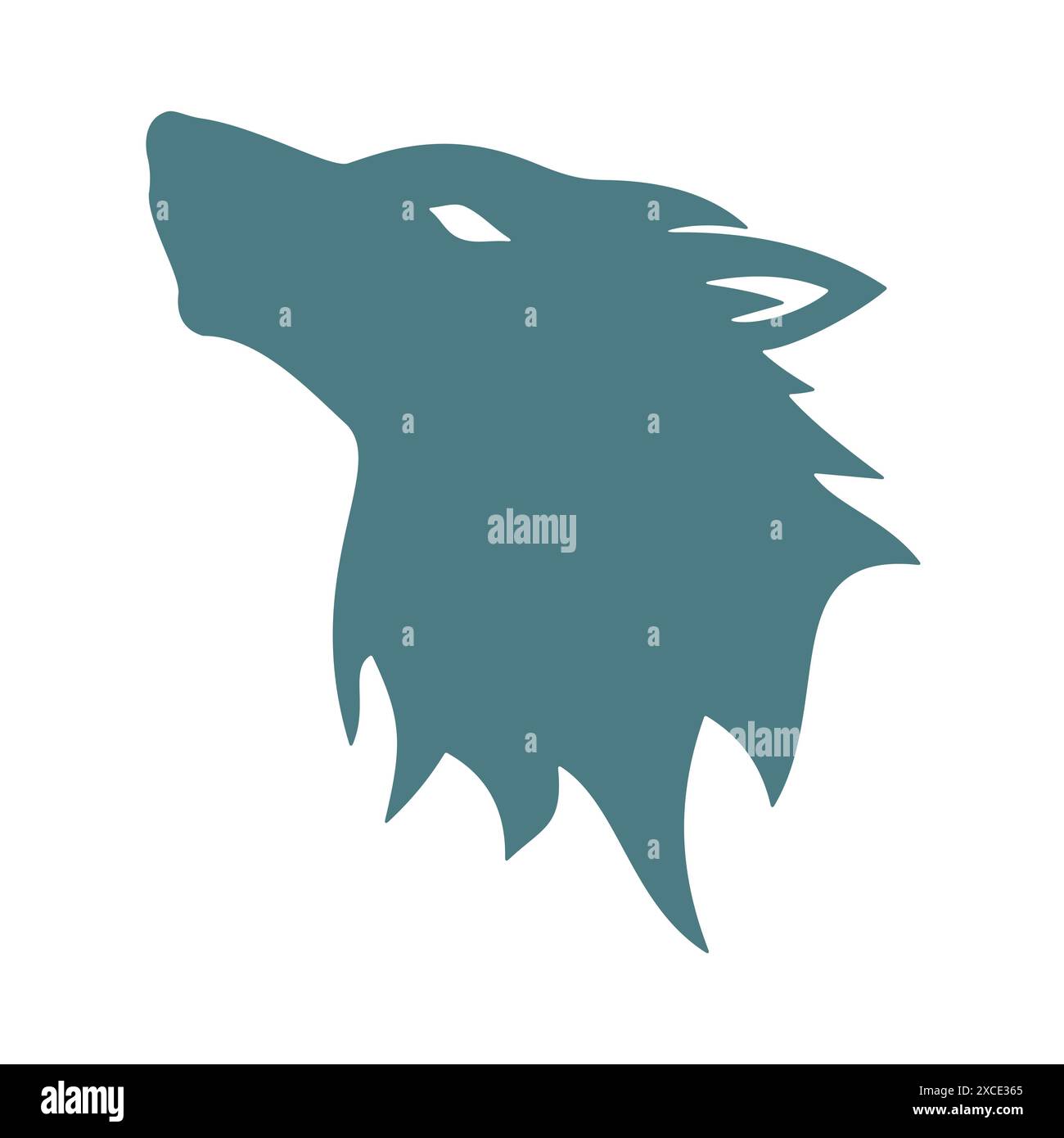 Wolf logo icon symbol illustration Stock Vector Image & Art - Alamy
