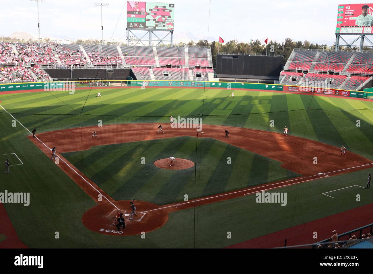 General view of the match 2 between Olmecas de Tabasco and Diablos ...