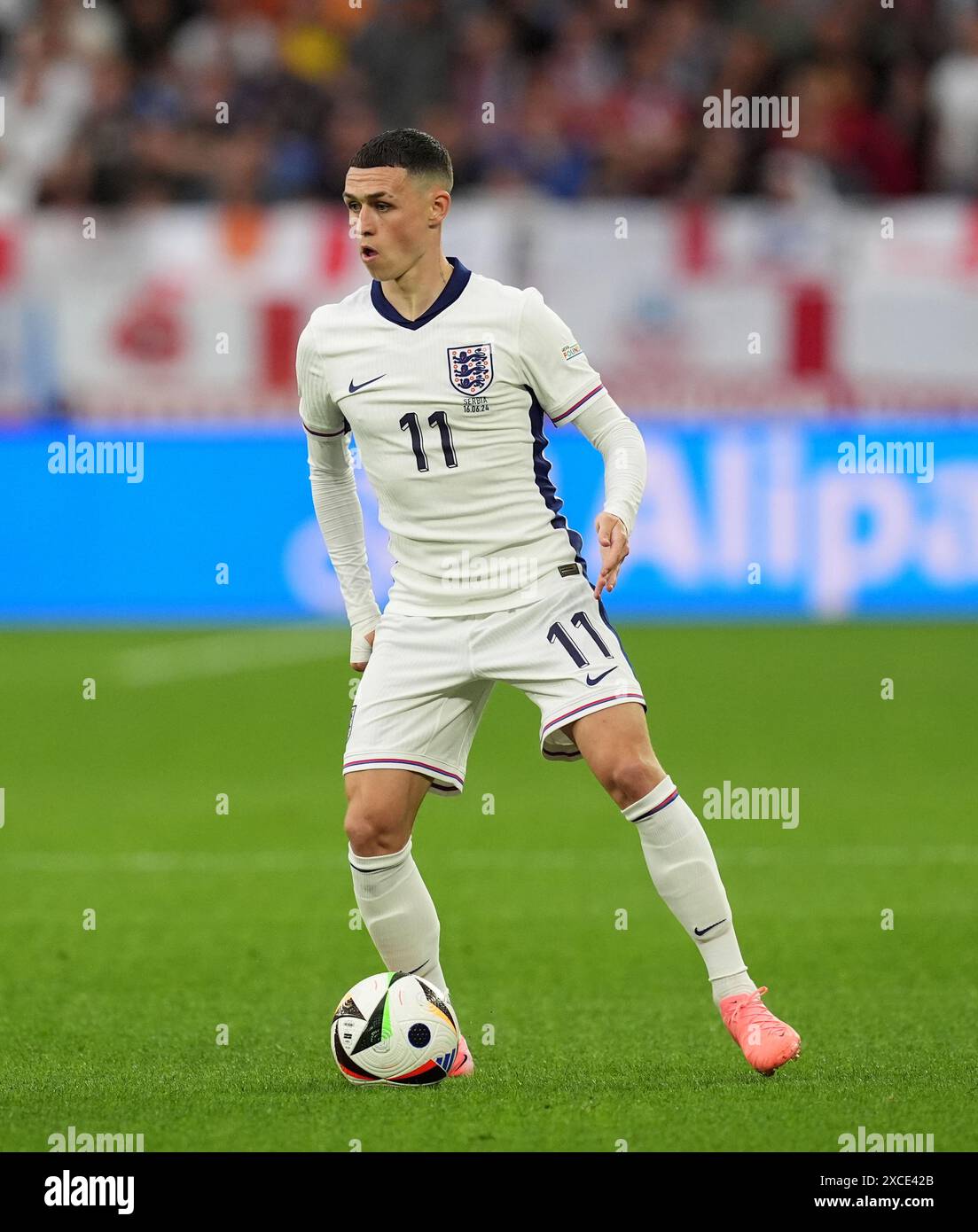 England's Phil Foden during the UEFA Euro 2024 Group C match at the ...