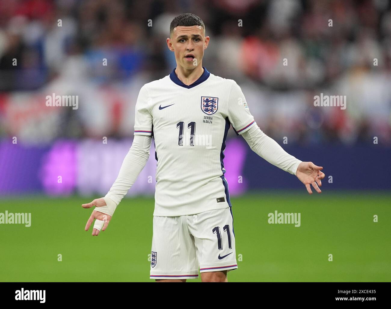 England's Phil Foden during the UEFA Euro 2024 Group C match at the ...