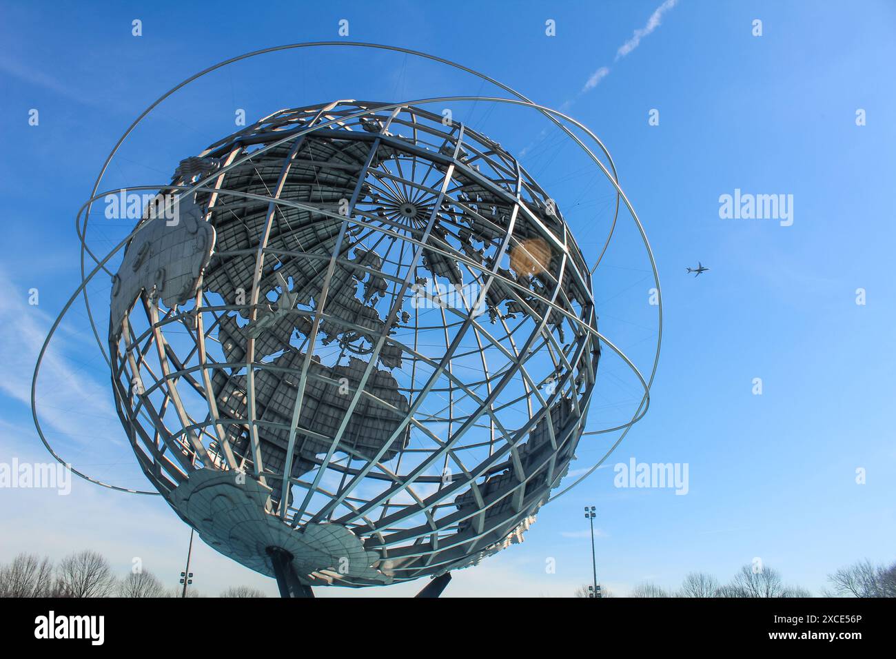 03/15/2022, New York, iconic Unisphere sculpture located in Flushing ...