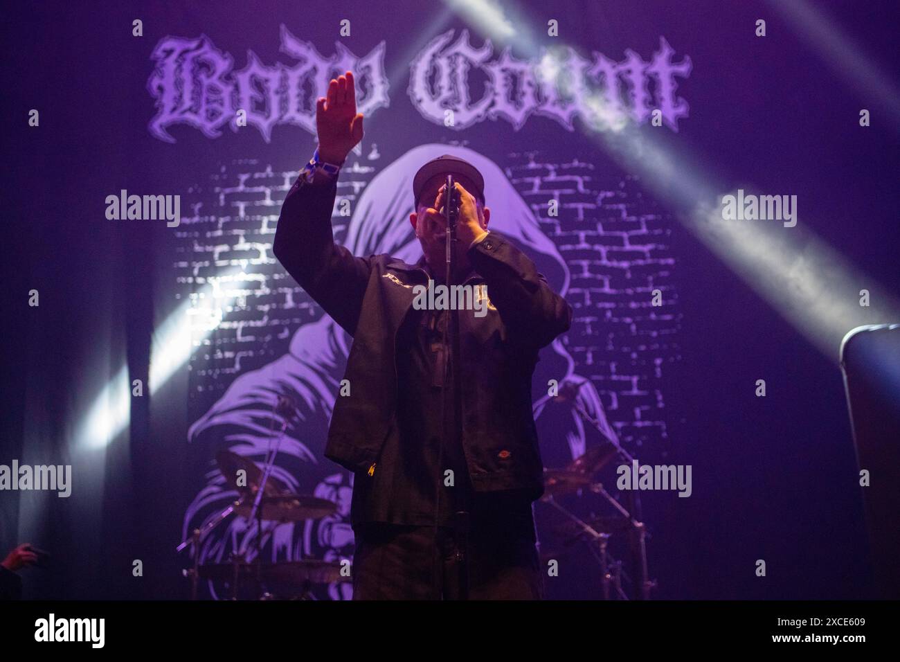 American rap metal band, Body Count featuring rapper Ice-t, performing ...