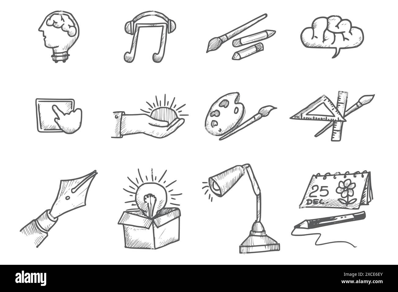Hand draw business idea doodles sketch design Stock Vector Image & Art ...
