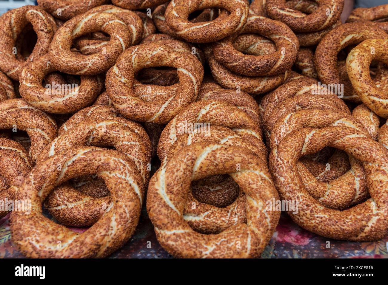 Turkish sesame bread called simit. Turkey, Nazilli Stock Photo - Alamy