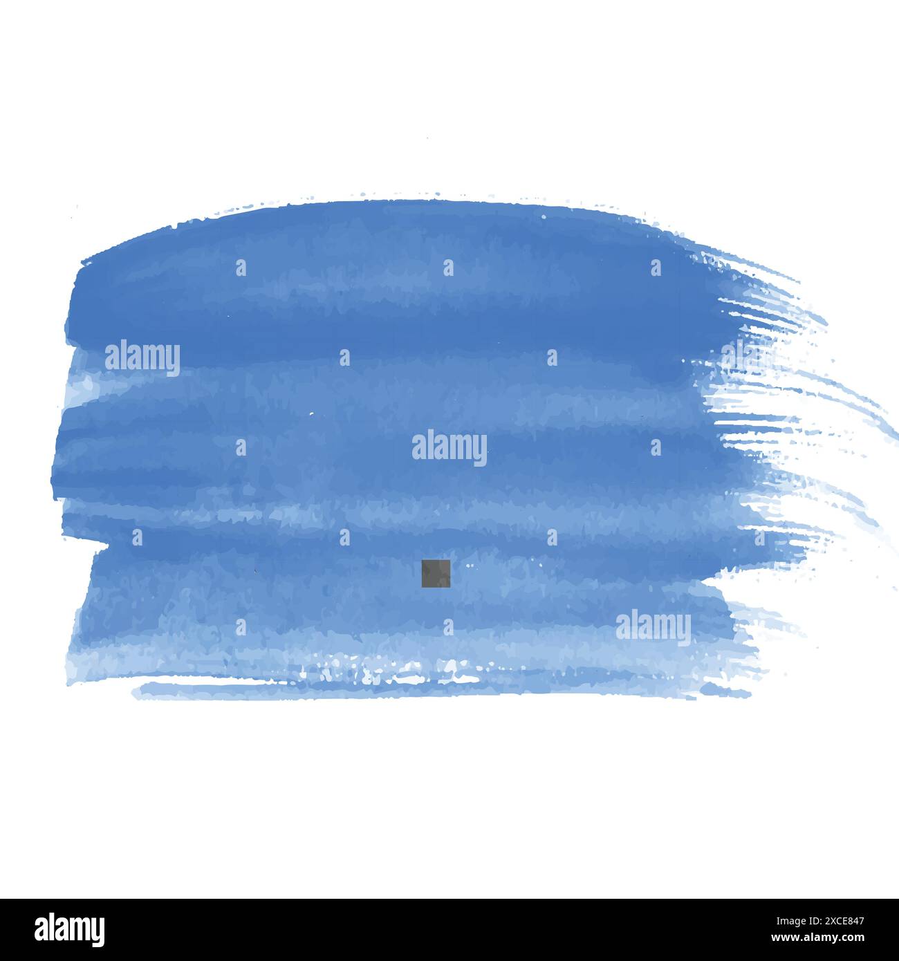 Hand draw blue brush stroke watercolor design Stock Vector Image & Art ...