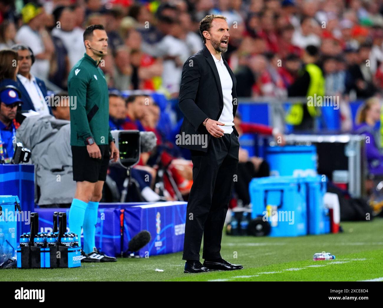 England manager Gareth Southgate during the UEFA Euro 2024 Group C ...