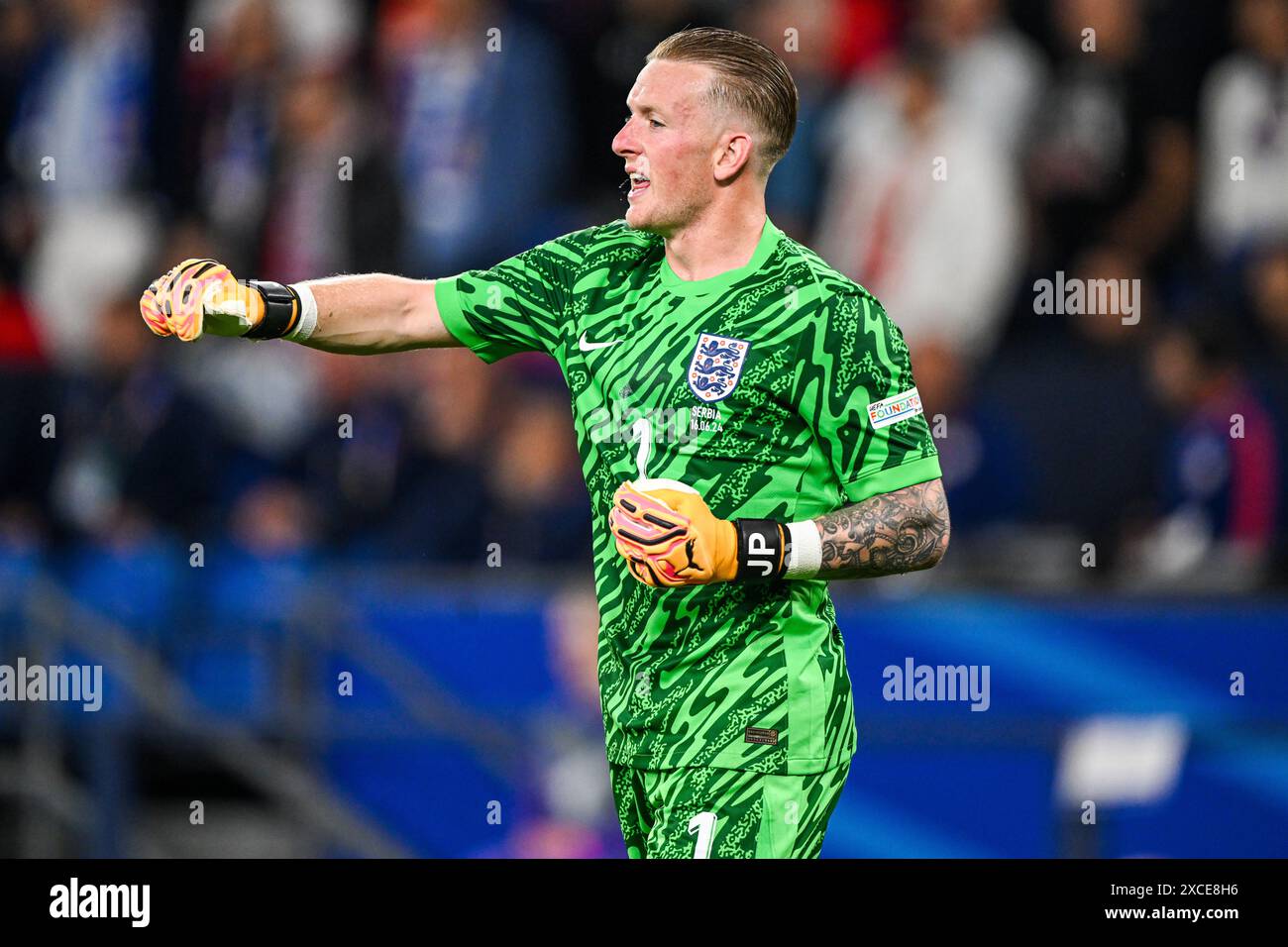 GELSENKIRCHEN - England goalkeeper Jordan Pickford during the UEFA EURO ...