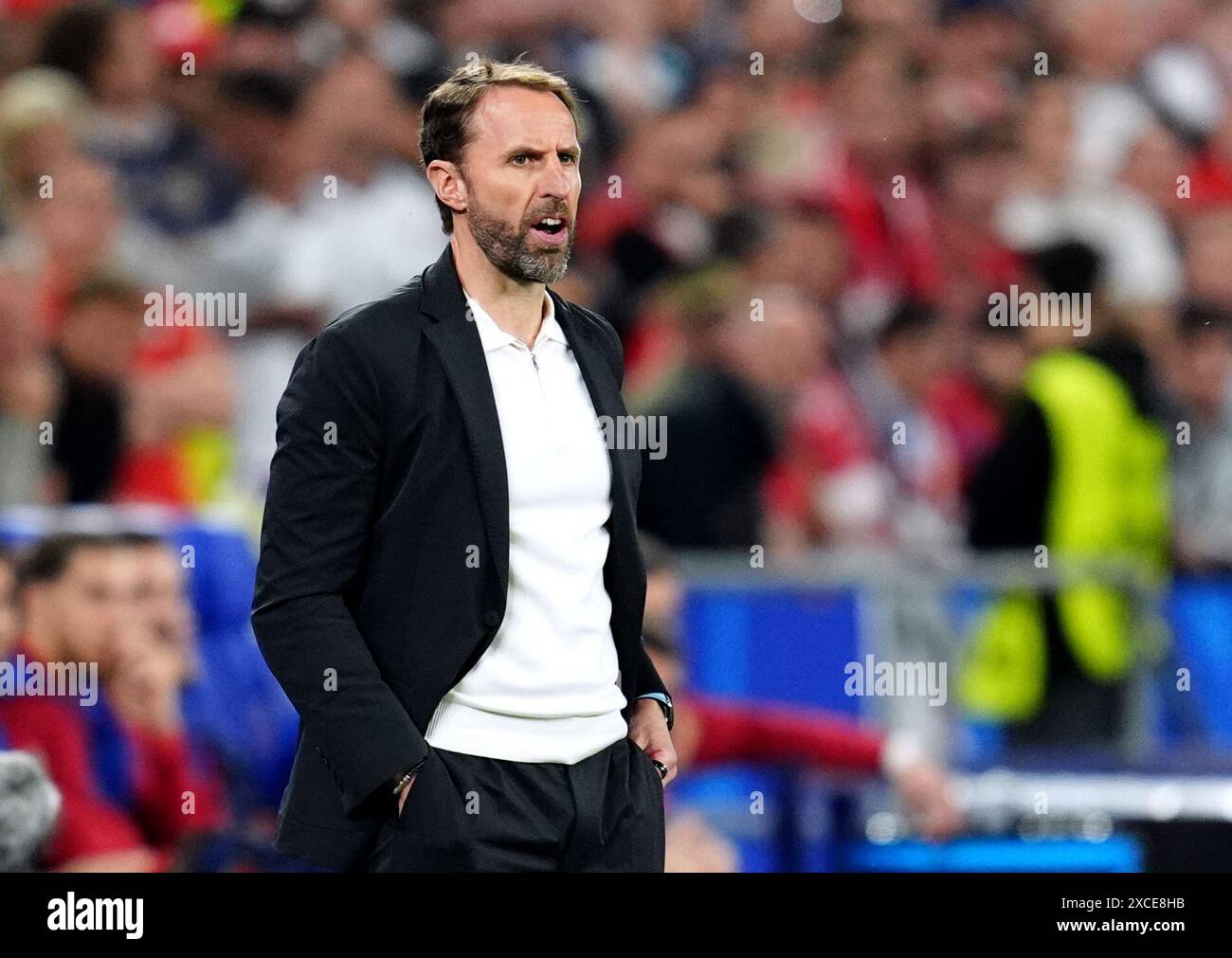 England manager Gareth Southgate during the UEFA Euro 2024 Group C ...