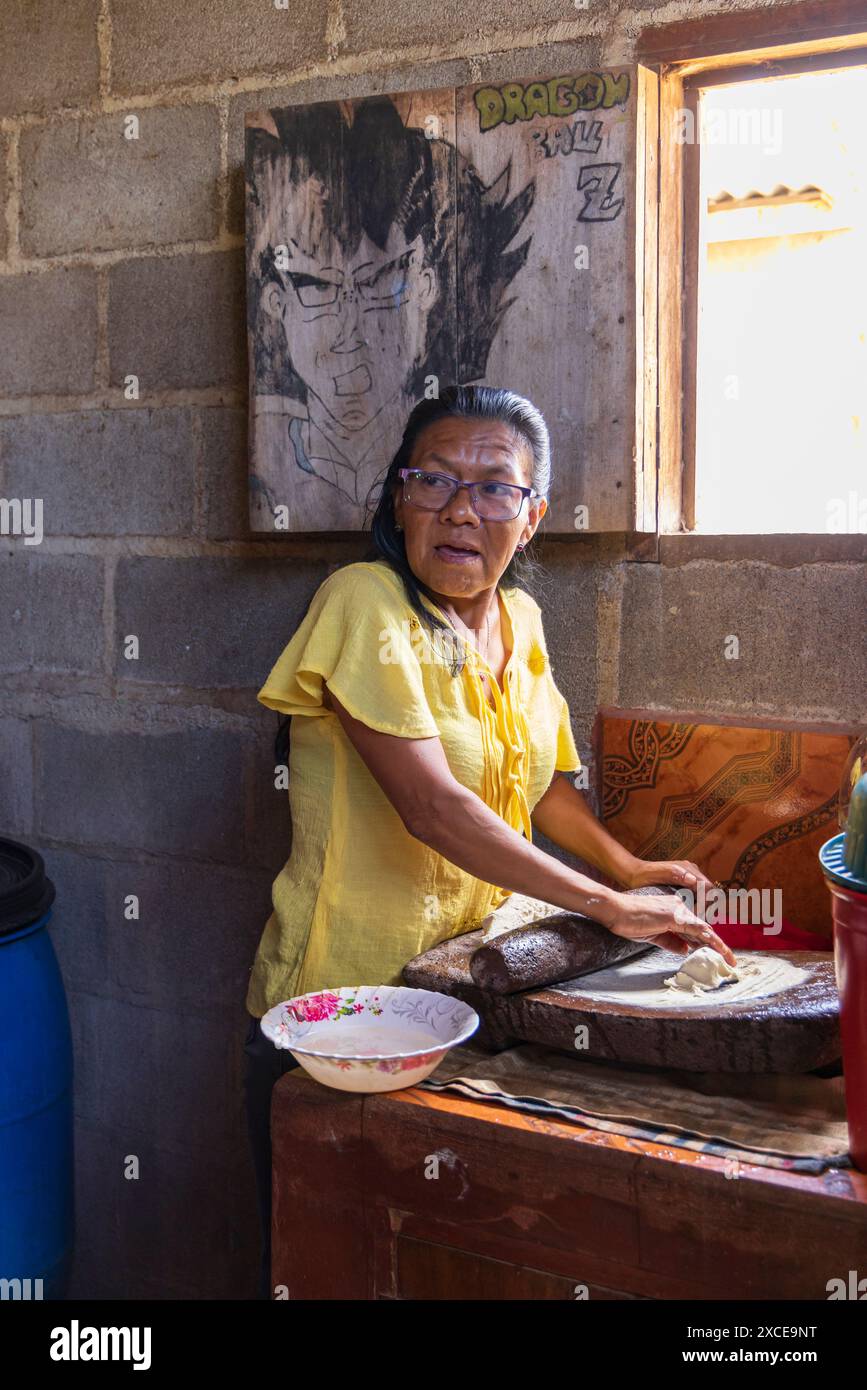 El Chile, Nicaragua - March 13, 2024: Women of the Nicaraguan ...