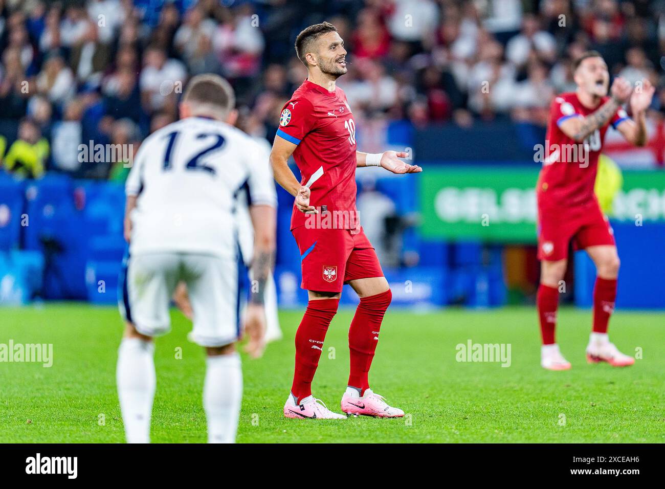 Dusan Tadic (Serbien, #10) Serbien vs. England, Herren, Fussball, 1 ...