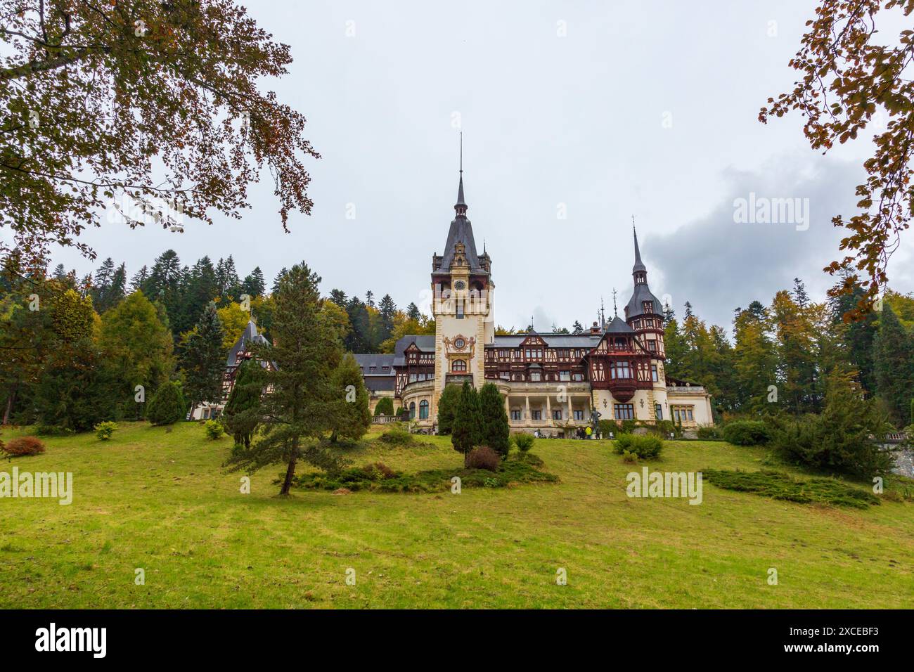 Europe, Romania, Carpathian Mountains, Prahova County, Sinaia. King ...